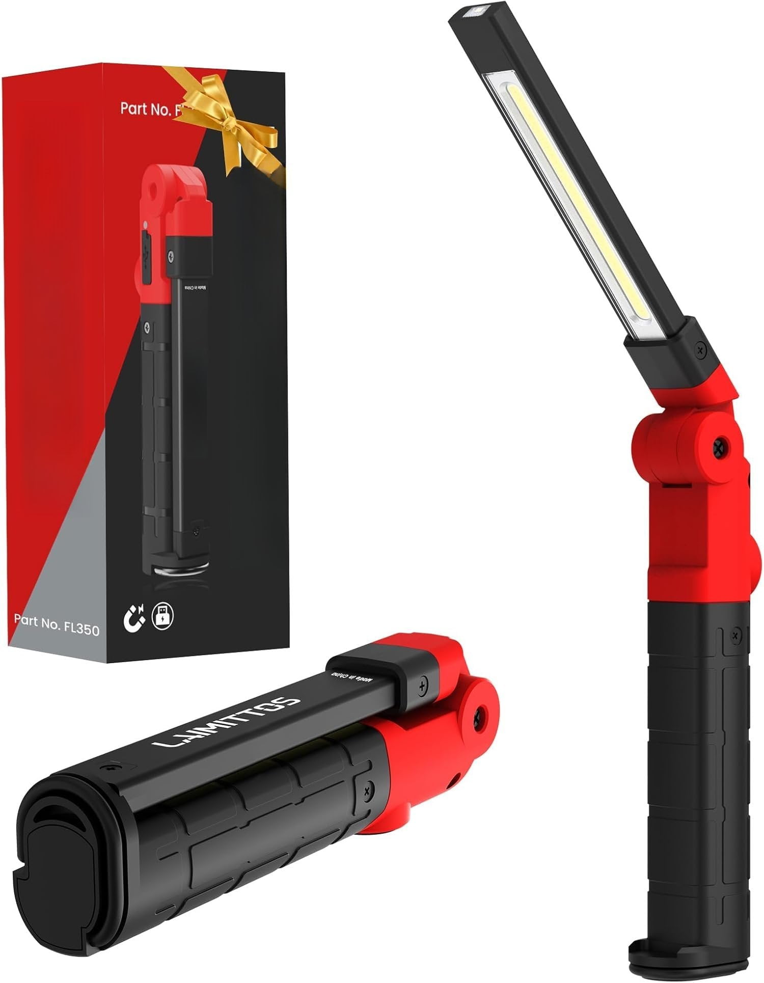 Work Light 2200mAh Work Light Flashlight Mechanic Light Tool for Men ...