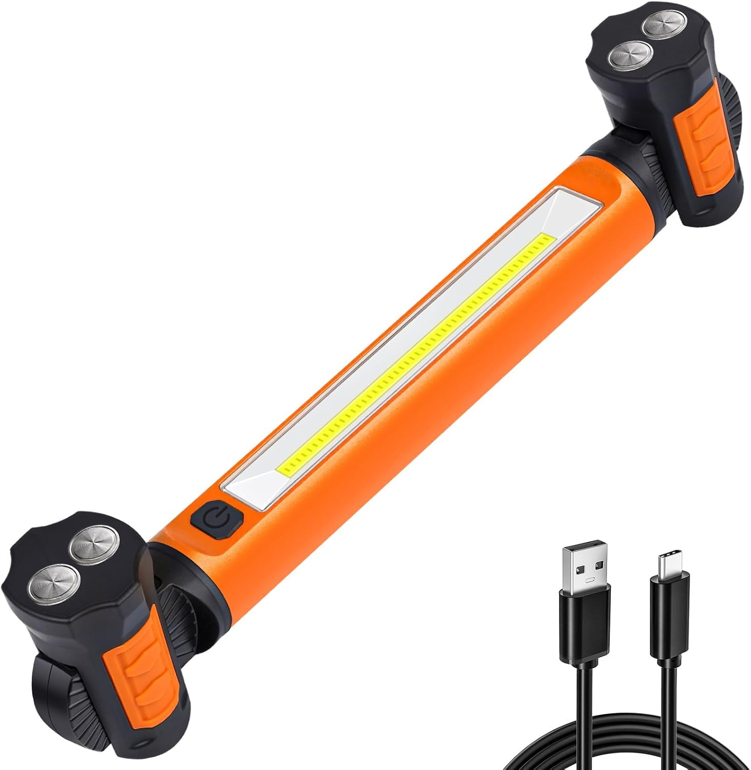 Work Light, 2500LM Bright LED Work Lights, 5200mAh Rechargeable ...