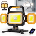 Work Light, 40W 4000LM Work Light with 6 Modes, Portable Mechanic ...