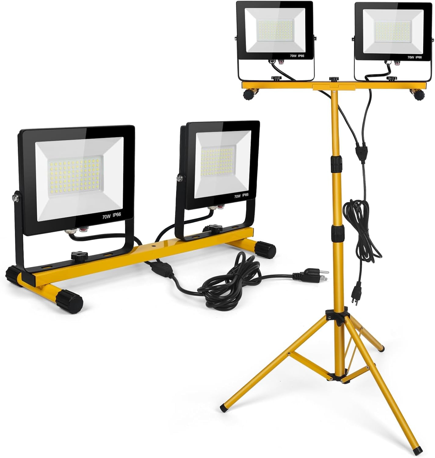 The Work Light Rugged, Easy to use, 21,000 Lumen Work Light Stand, 2 ...