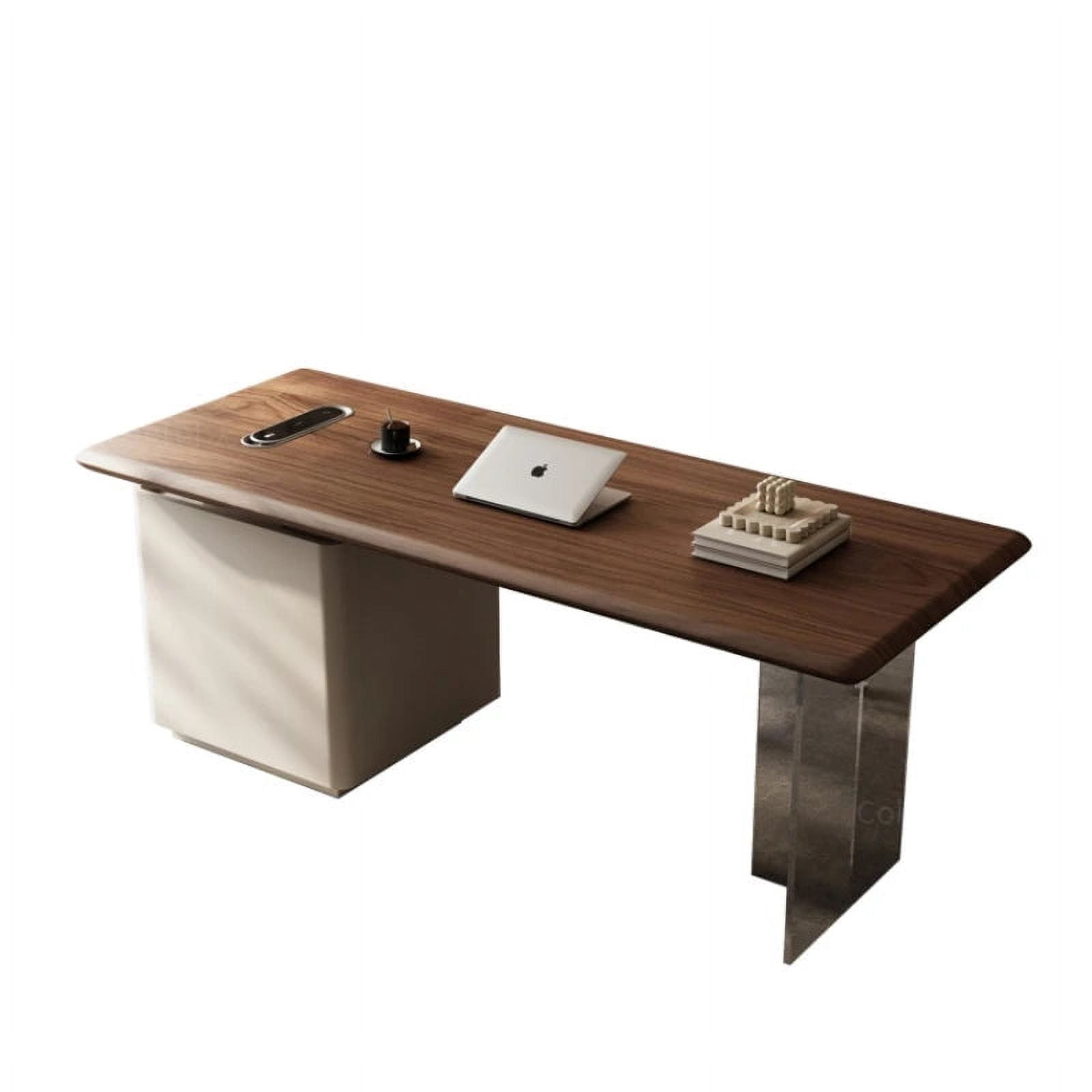 Work Meeting Office Desk Standing Laptop Executive Office Desk Writing ...