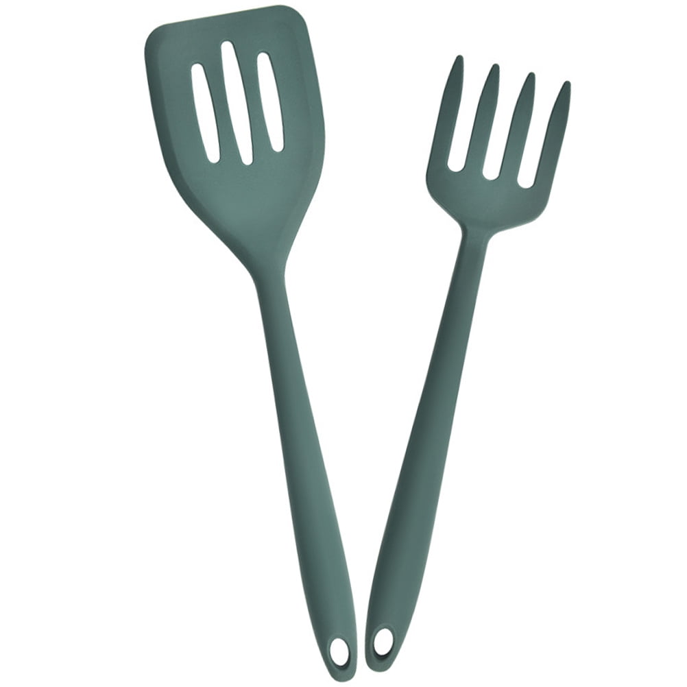 Work on Nonstick Spatulas Pasta Noodles Scoop Pasta Spoon Strainer Safe ...