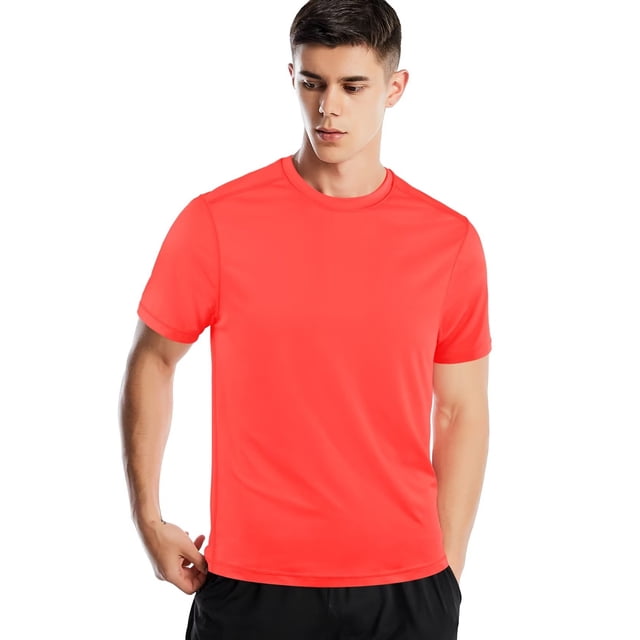 Work Out Shirts Men Dry Fit Short Sleeve - Walmart.com