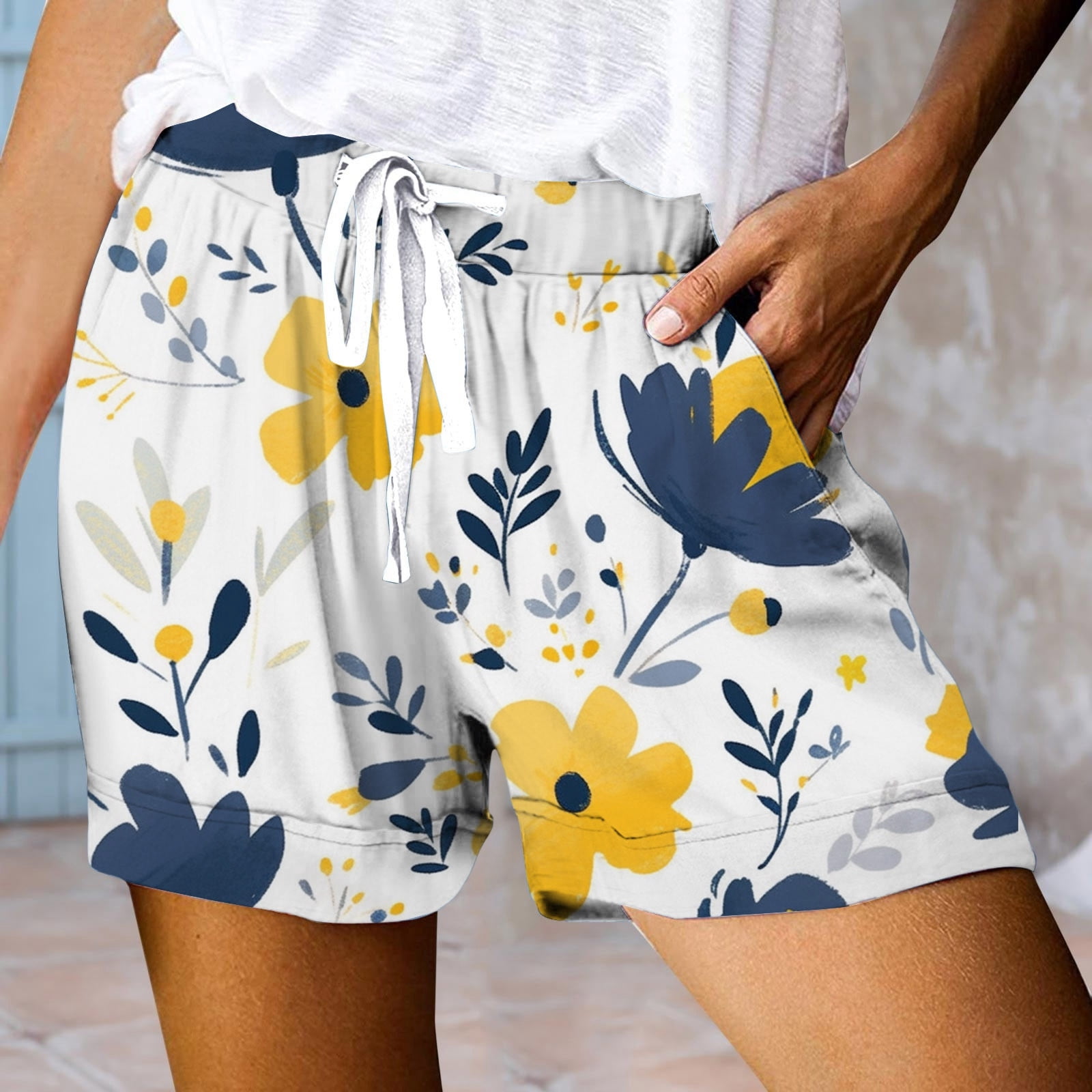 Work Out Shorts Gym for Women Tennis Loose pocket with high-waist ...