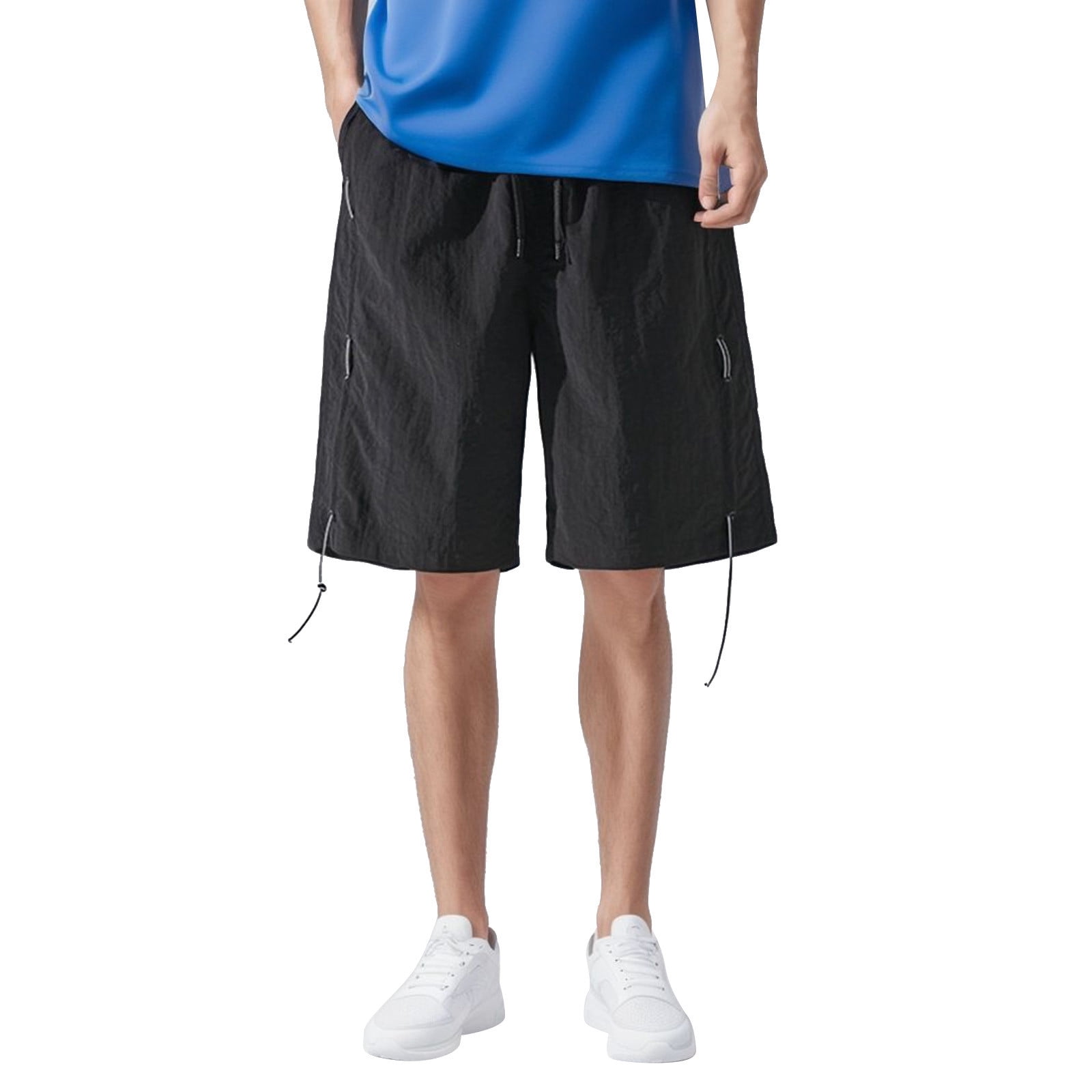 Work Pants Men Male Outdoor Elastic Waist Relaxed Fit Lightweight ...