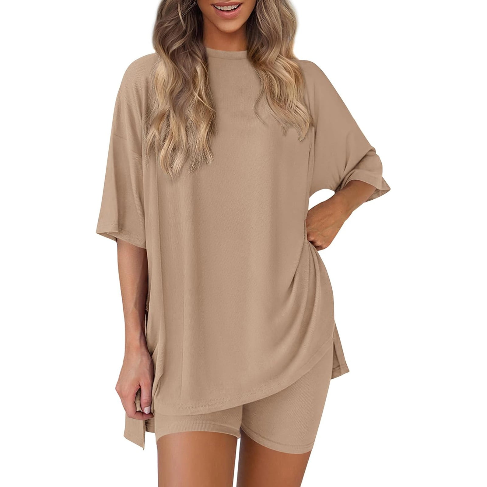 Work Pants Womenwomen'S Two Piece Lounge Set,Breathable And Not Stuffy ...
