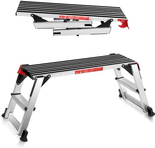 Work Platform Bench Aluminum Drywall Safe CE Approved of Capacity 330 ...