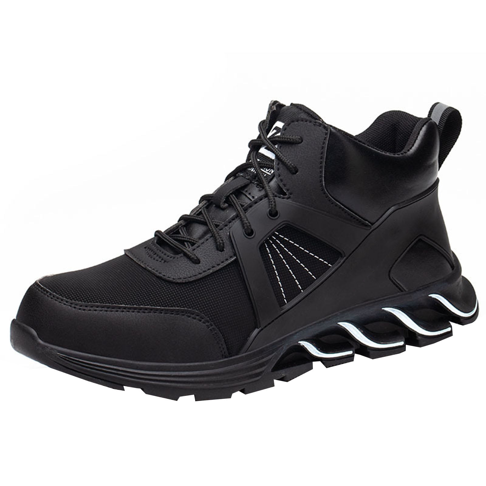 Work Shoes Men's Safety Shoes Breathable Slip Resistant Lightweight ...