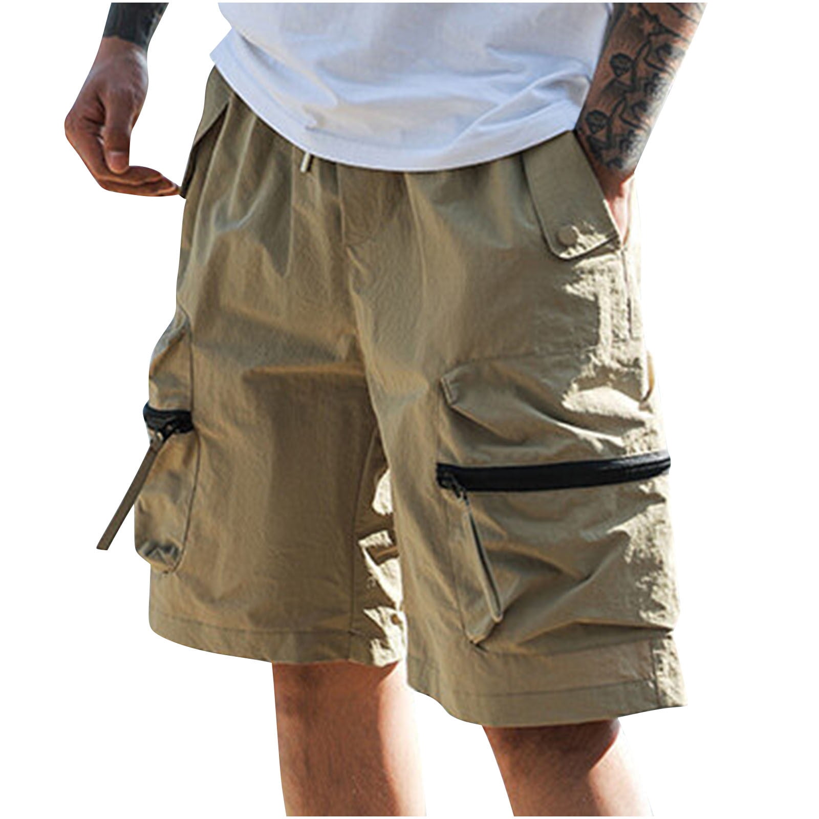 Work Out Shorts Men Elastic Shorts For Men Men's Hiking Cargo Shorts ...