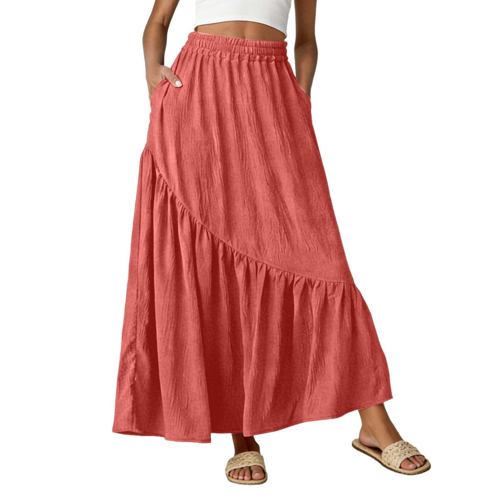 Work Skirts for Women Short Fashion Solid Color Soft & Breathable 2026 ...