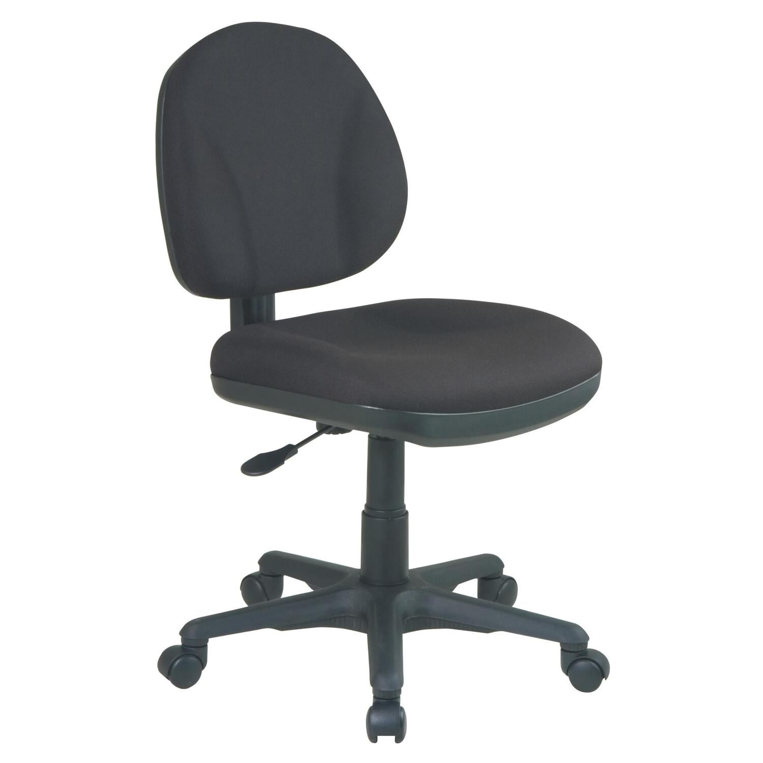 Free Shipping! Work Smart Fabric Sculptured Task Chair without Arms in ...
