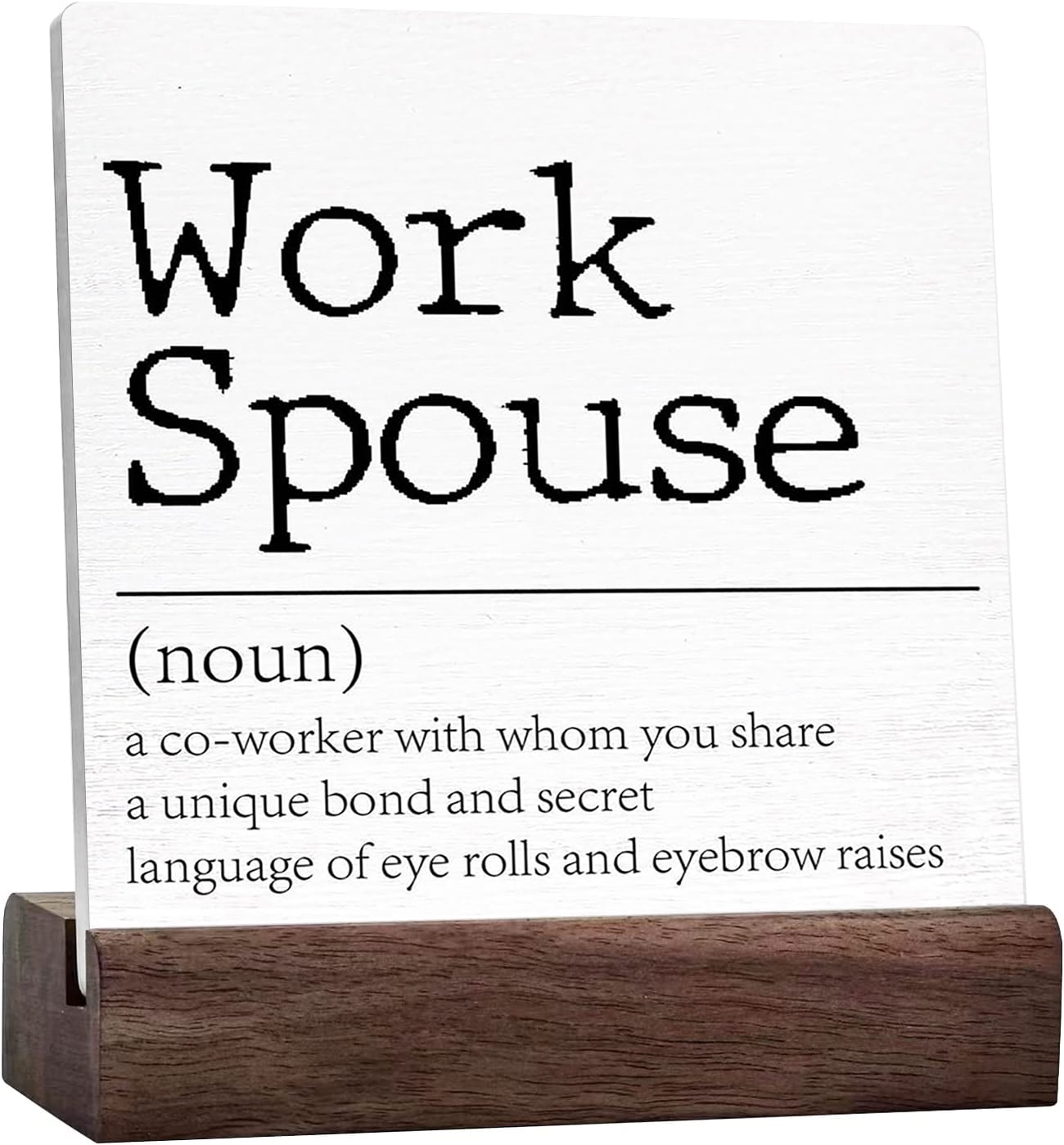 Work Spouse Gift,Work Spouse Definition Ceramic Desk Sign Desk Decor ...