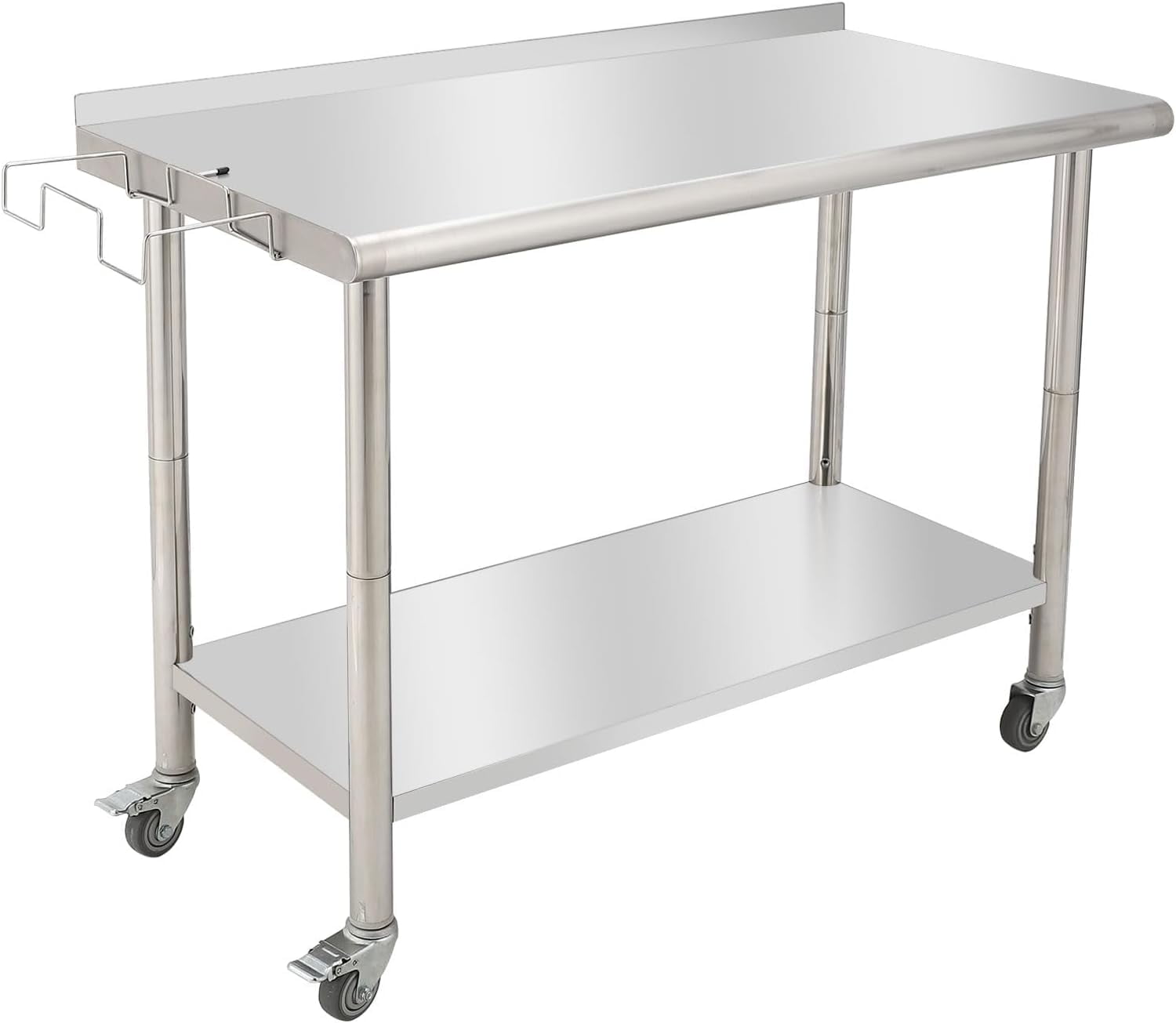 Work Table,Stainless Steel Table with Adjustable Undershelf ...