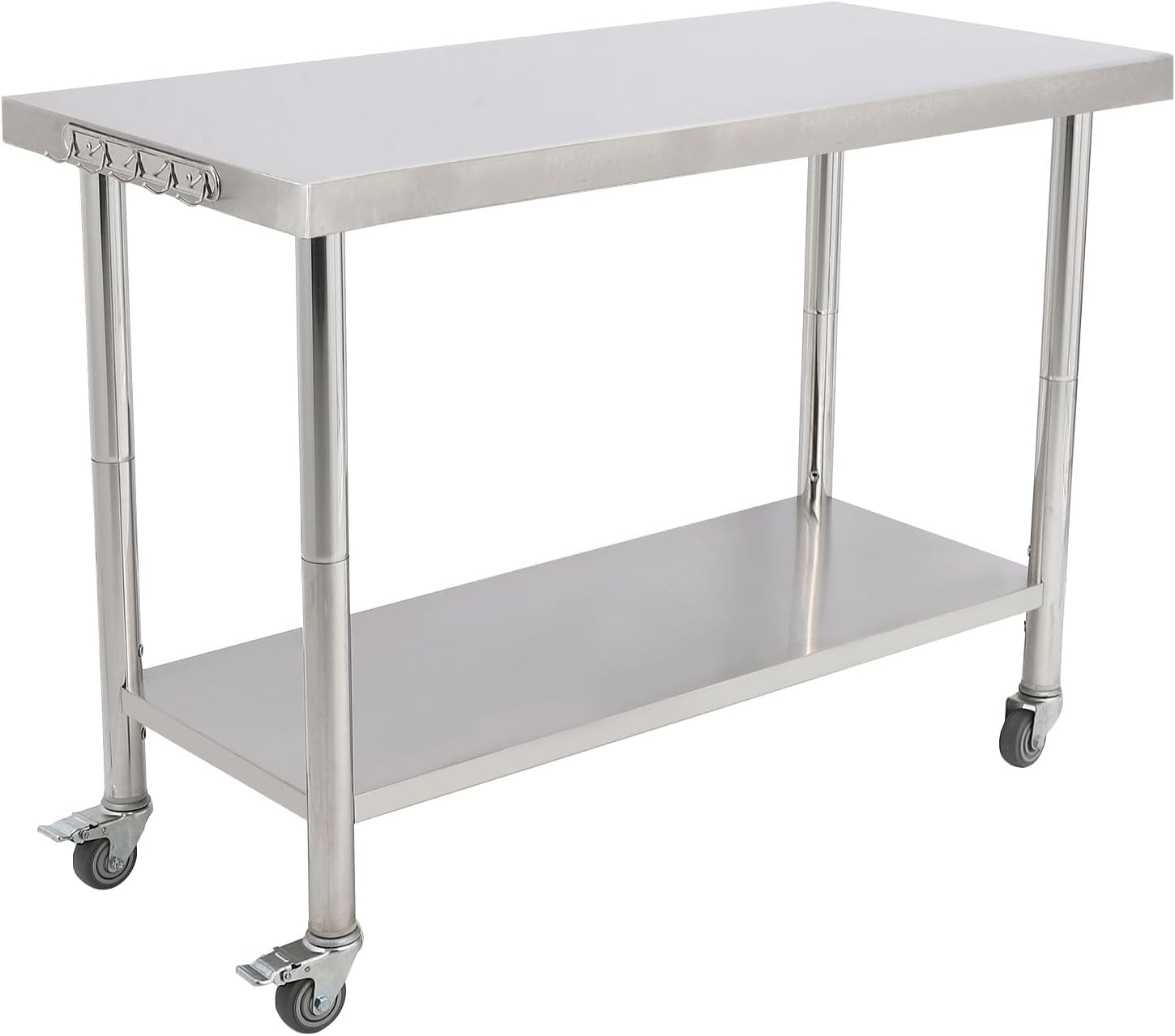 Work Table,Stainless Steel Table with Adjustable Undershelf ...