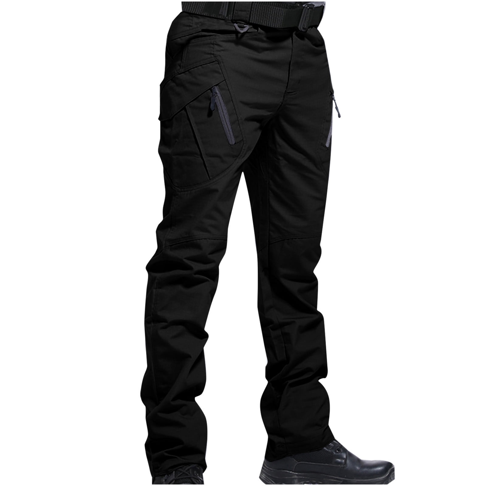 Work Trousers Mens Durable Combat Cargo Trousers Casual Walking Hiking ...