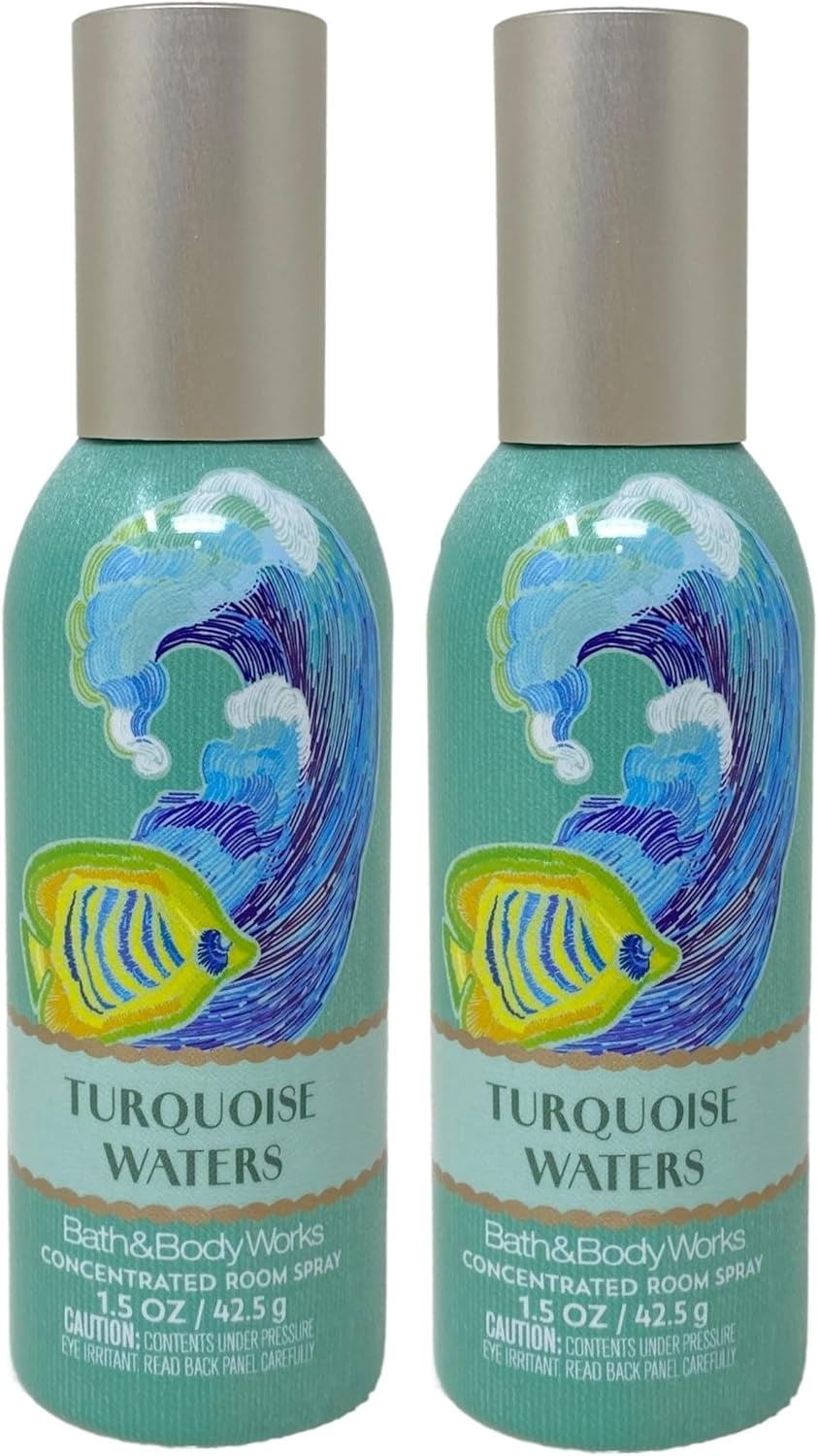Work Turquoise Waters Concentrated Room Spray 2 Pack 1.5 oz / 42.5 g ...