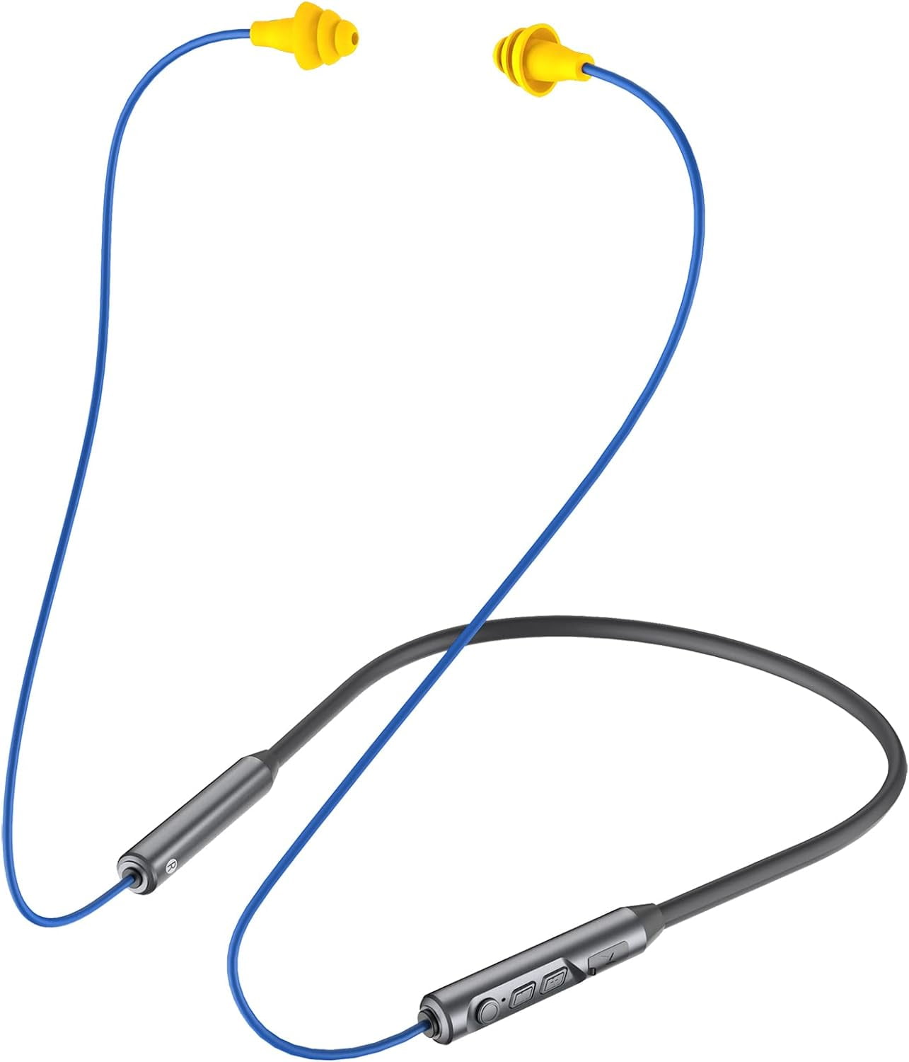 Work earplug Bluetooth Headphones, Neck Safety earplug Work earbuds ...