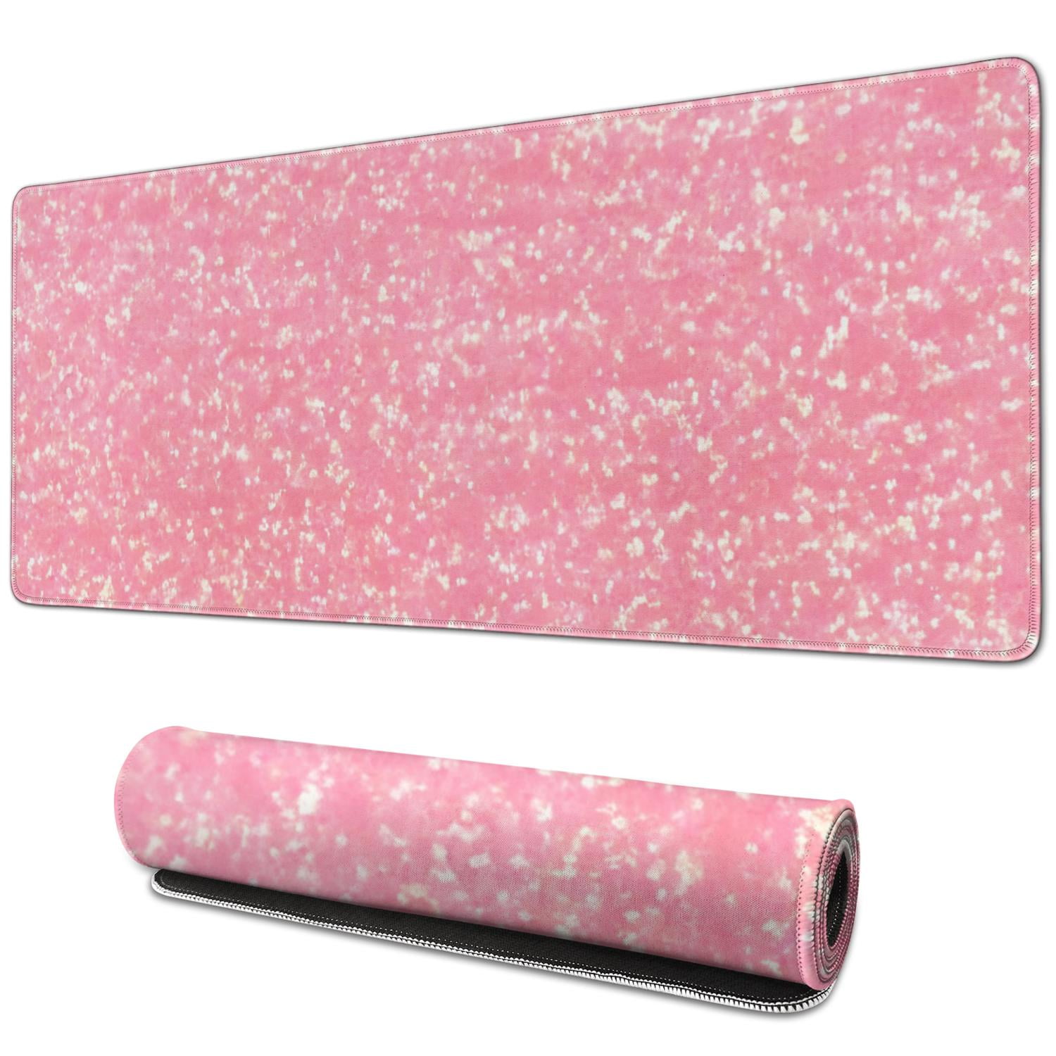 Work in Comfort: Large Pink Desk Mat,31.5x11.8 inches Mousepad ...