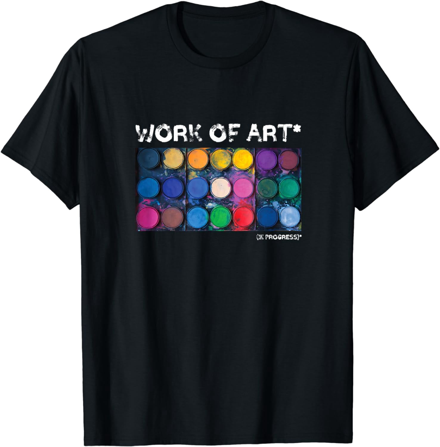 Work of Art in Progress Perfect Artist Gift Cotton T-Shirt - Walmart.com