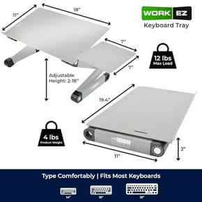 Adjustable Keyboard and Mouse Stands for Ergonomic Workspaces