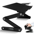 Adjustable Keyboard Stand and Mouse Tray – WorkEZ Aluminum Ergonomic ...