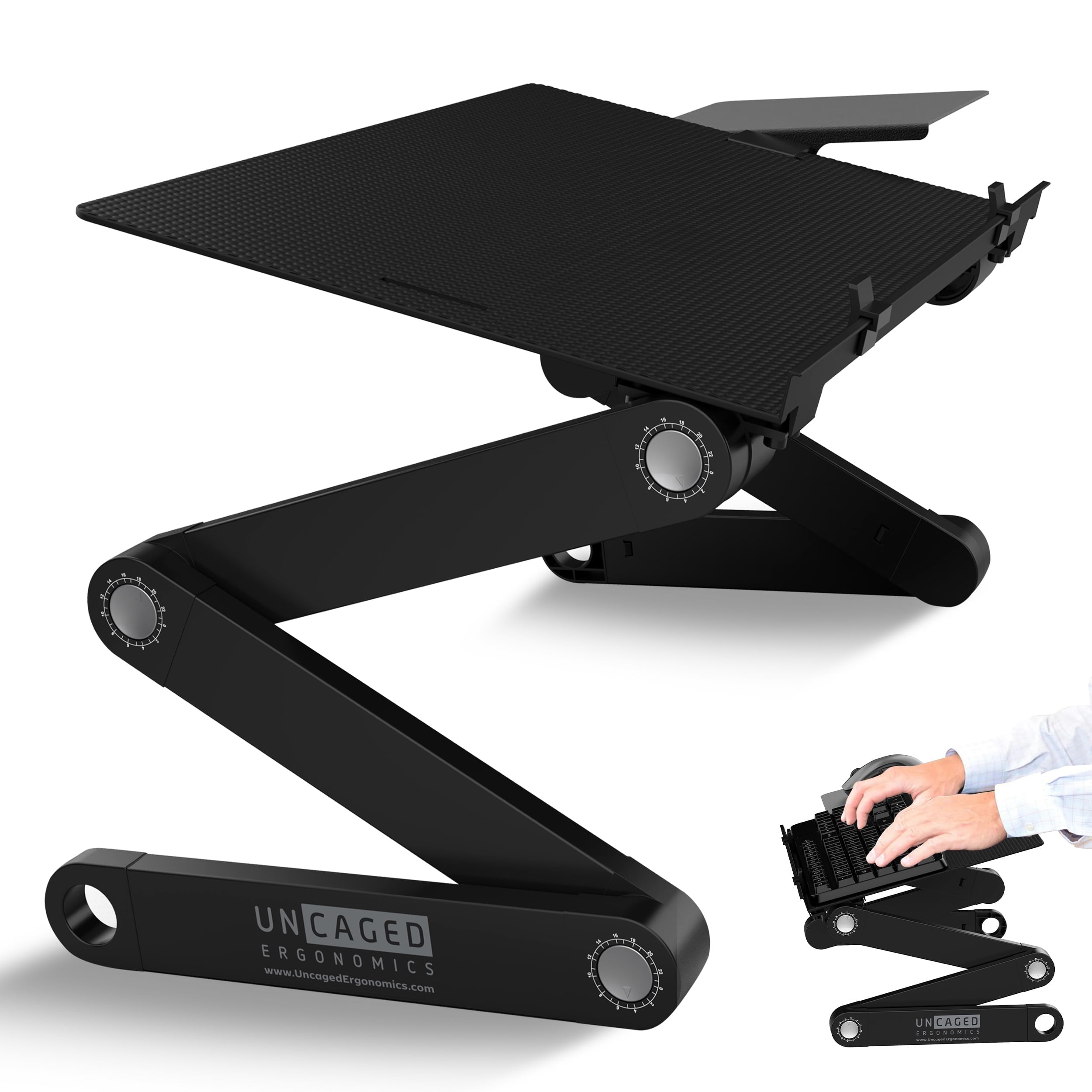 UNCAGED ERGONOMICS Adjustable Keyboard Stand and Mouse Tray - Walmart.com