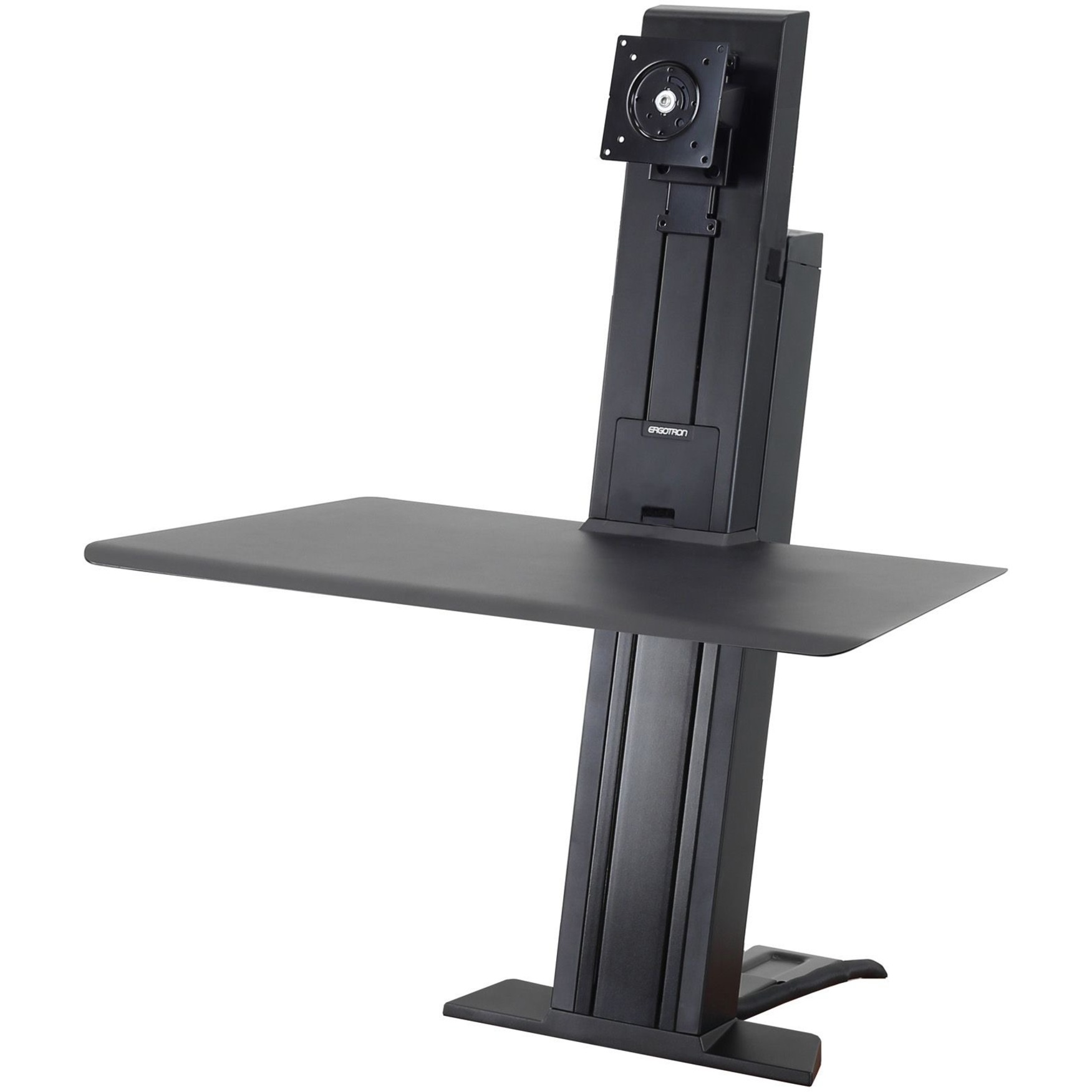 WorkFit-SR, 1 Monitor, Sit-Stand Desktop Workstation, Short Surface ...