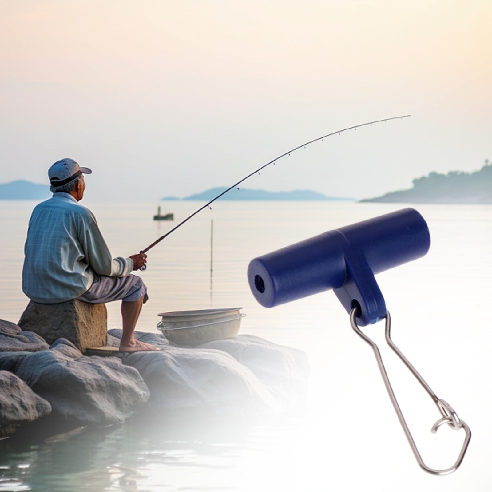 WorkHarbor Clearance! Fishing Slip Clips With Plastic Head Swivel Snap ...