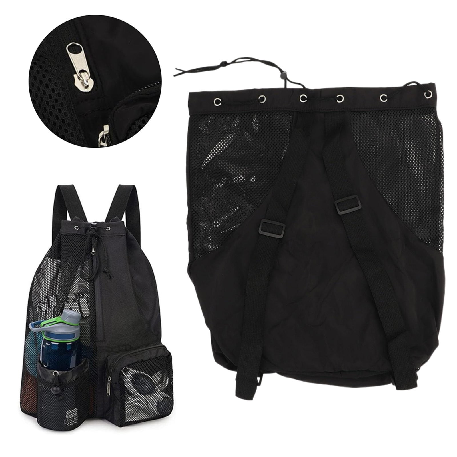 WorkHarbor Clearance! Mesh Beach Backpack Adjustable Shoulder Strap ...