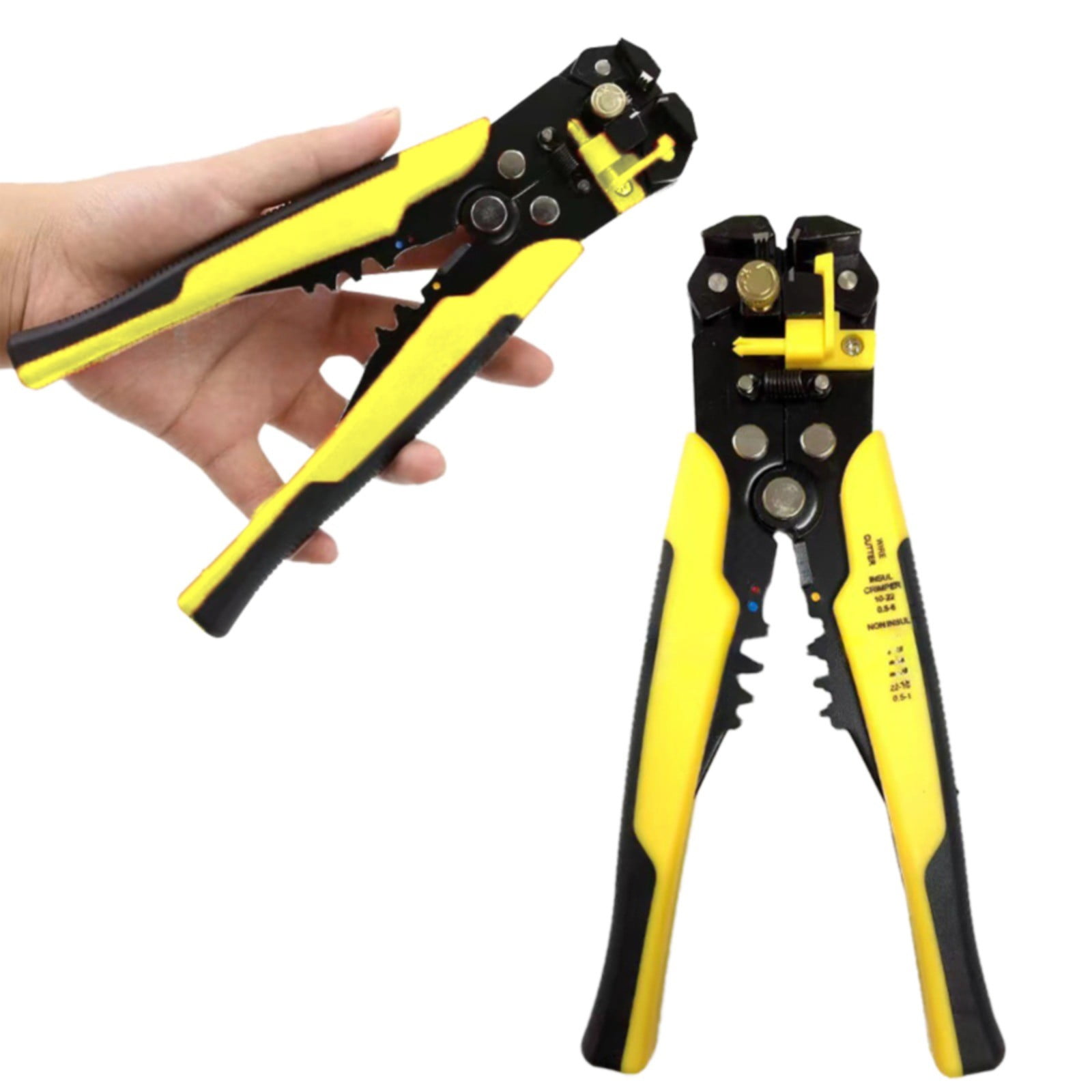 WorkHarbor Clearance! Multi Functional Automatic Wire Stripper Network Tool Pliers Wire ...