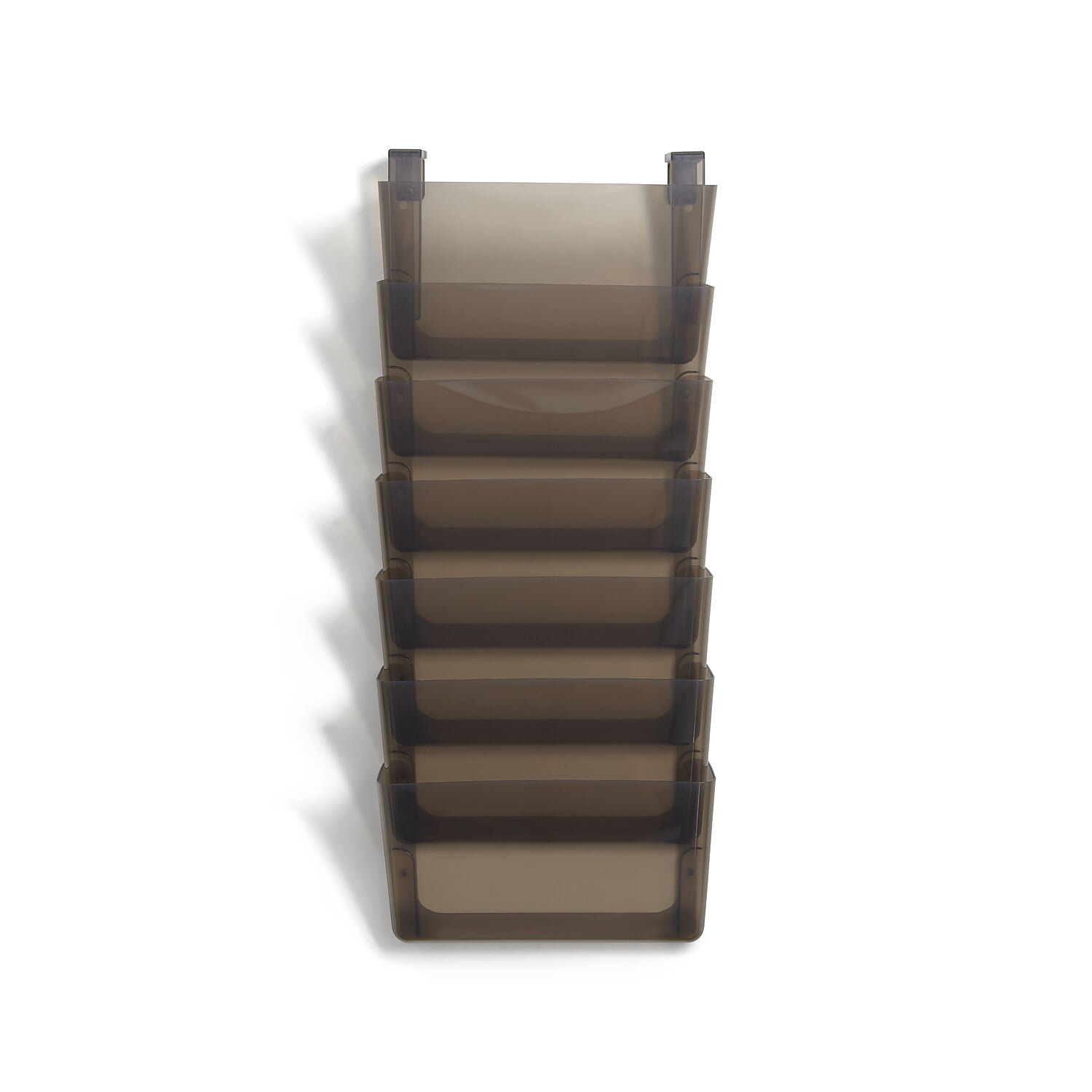 TRU RED 7-Pocket Hanging Folder Holder Organizer, Unbreakable Plastic ...