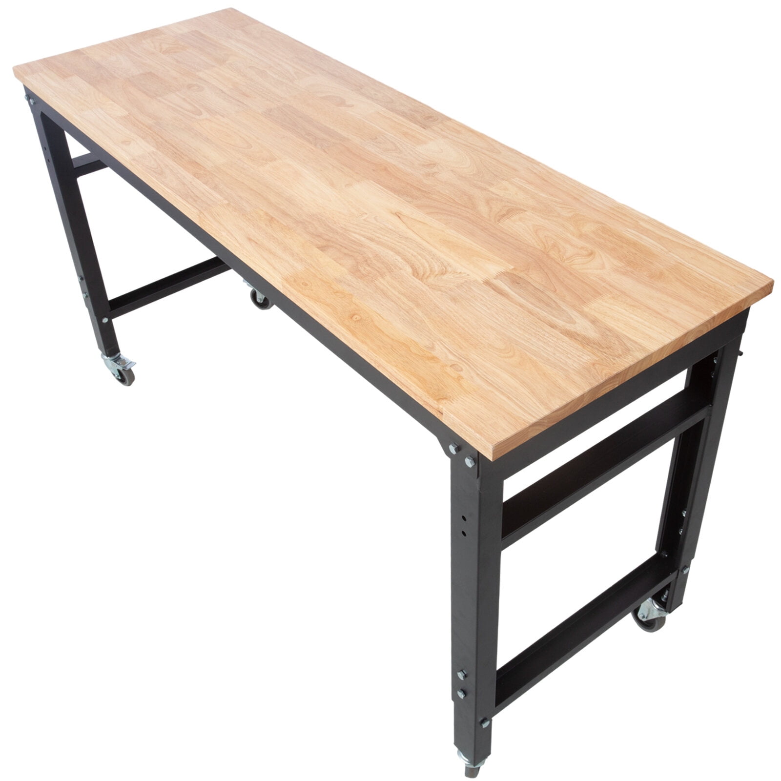 Workbench - 60" Wide Rolling Workbenches for Garage - Adjustable Height ...