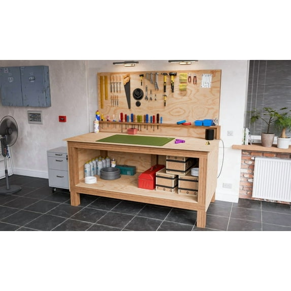 Workbench Building Plans with Tool Storage Features (Printed Catalog ...