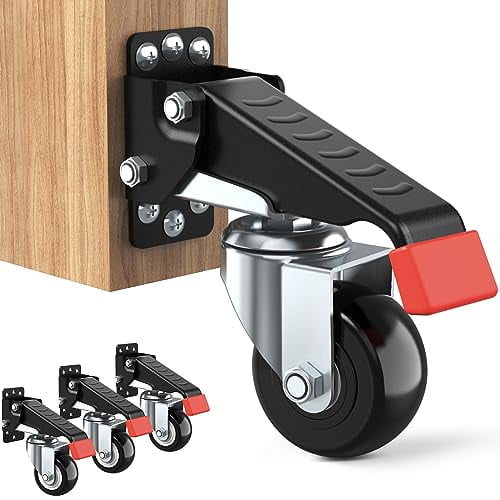Workbench Casters kit 720 Lbs Retractable Casters Heavy Duty Bench ...