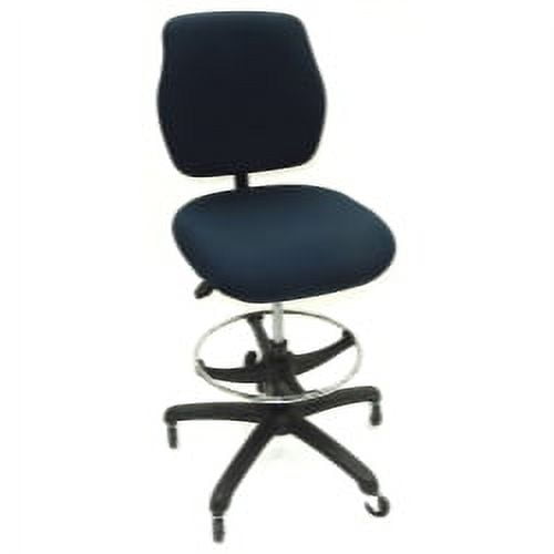 Workbench Chair, Upholstered-Blue, Simple Control - Walmart.com