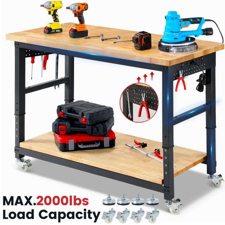 Heavy Duty Rolling Workbench