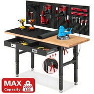 Folding Workbench | Hardwood Wall Mount Table - Walmart.com