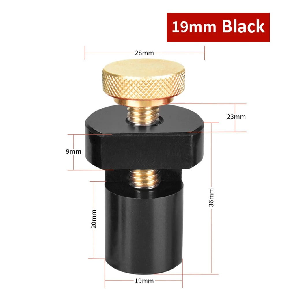 Workbench Peg Brake Stops Clamp 19/20mm Woodworking Table Limit Block ...