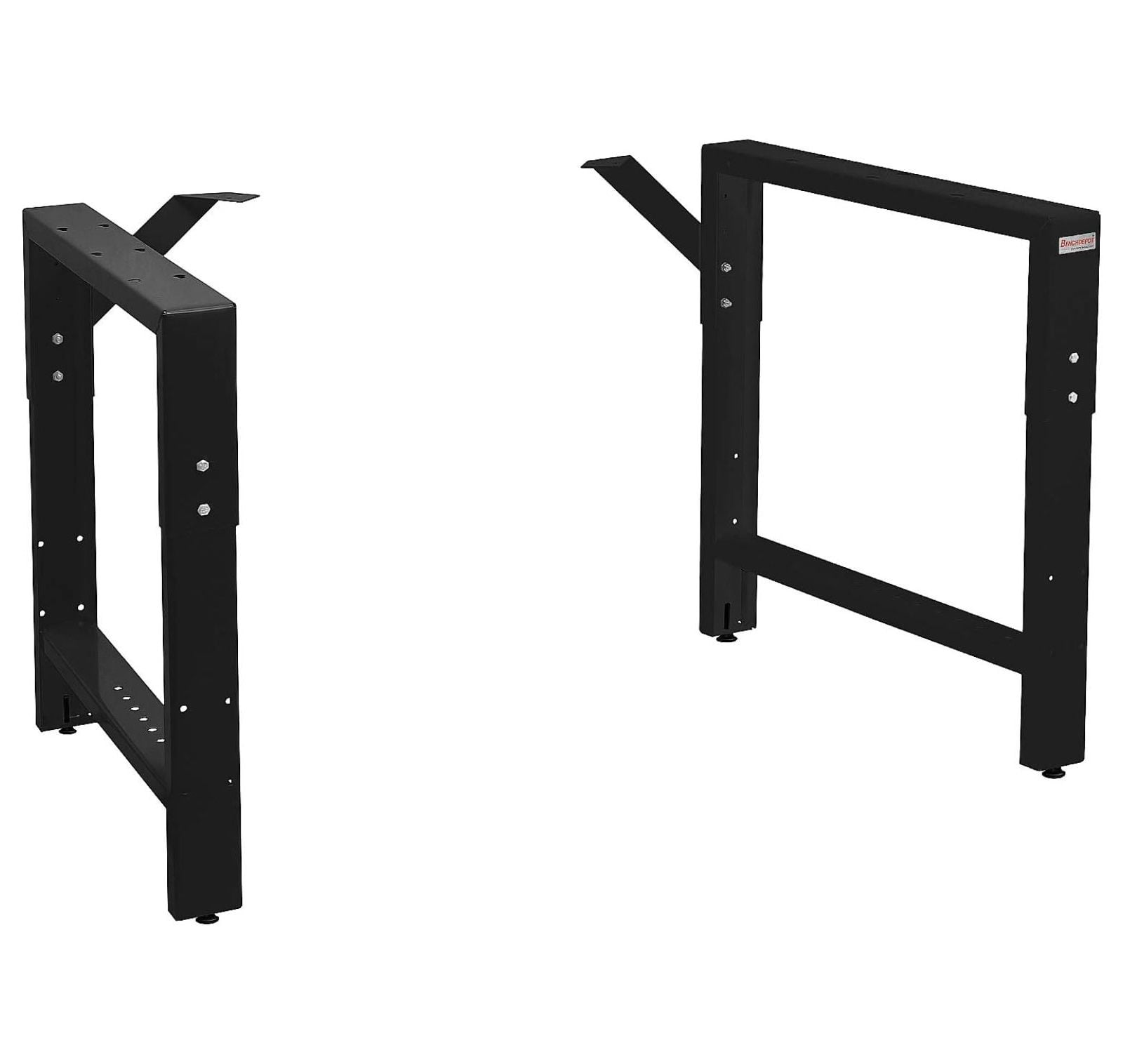 Workbench Table Frame 20" Depth - Black - 29" to 35" Height Adjustable ...