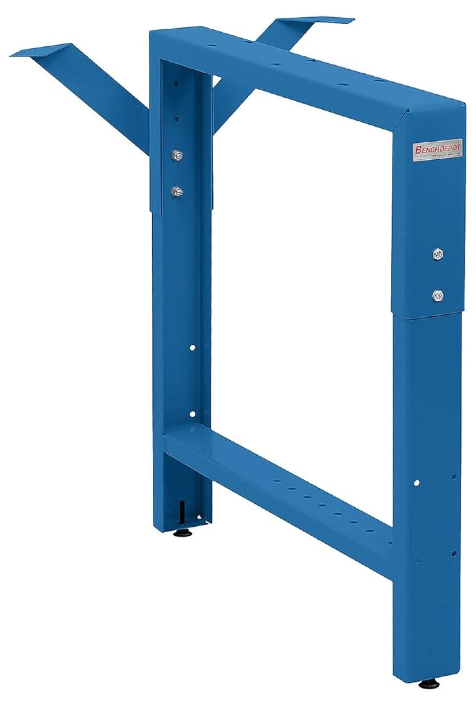 Workbench Table Frame Leg - Center Leg - 20" Depth - Blue - 29" to 35 ...