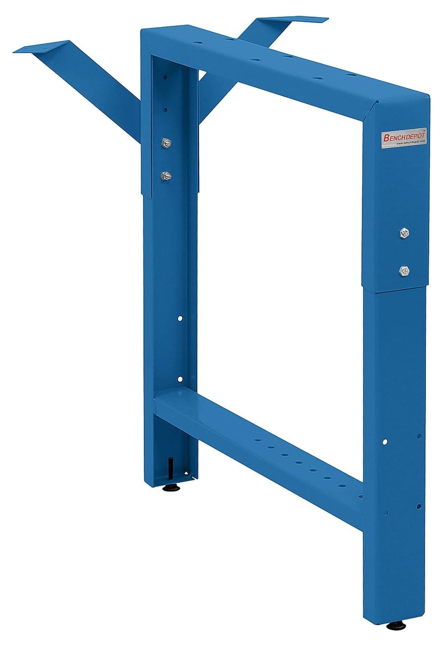 Workbench Table Frame Leg - Center Leg - 20" Depth - Blue - 29" to 35 ...