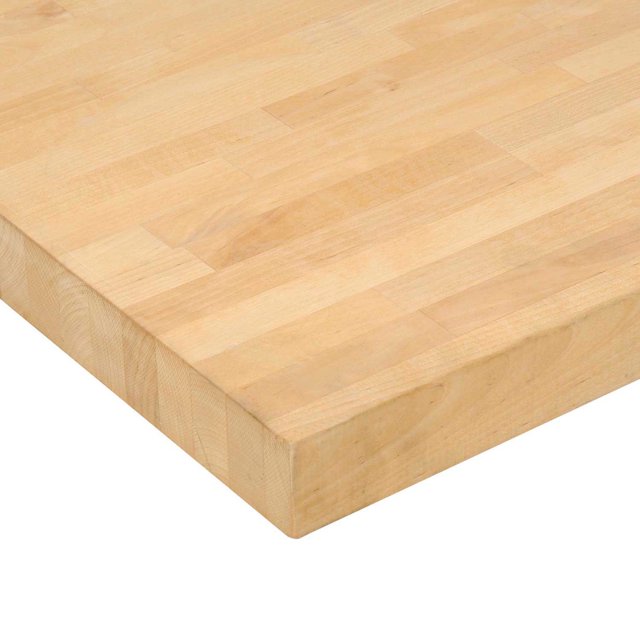 Workbench Top - Maple Butcher Block Square Edge, 72" W x 30" D x 2-1/4 ...
