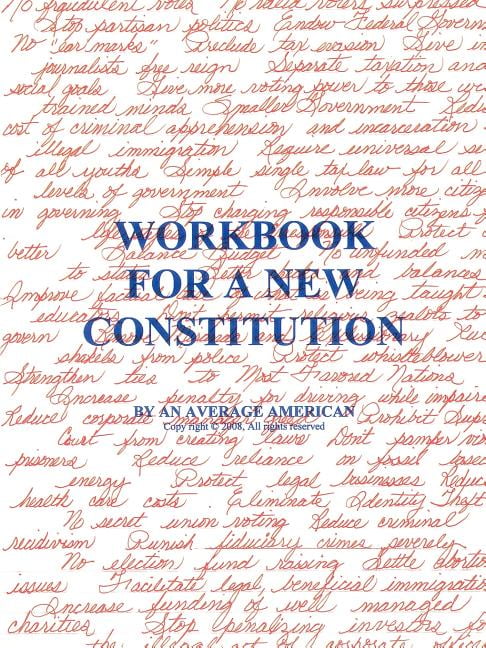 Workbook for a New Constitution (Paperback) - Walmart.com