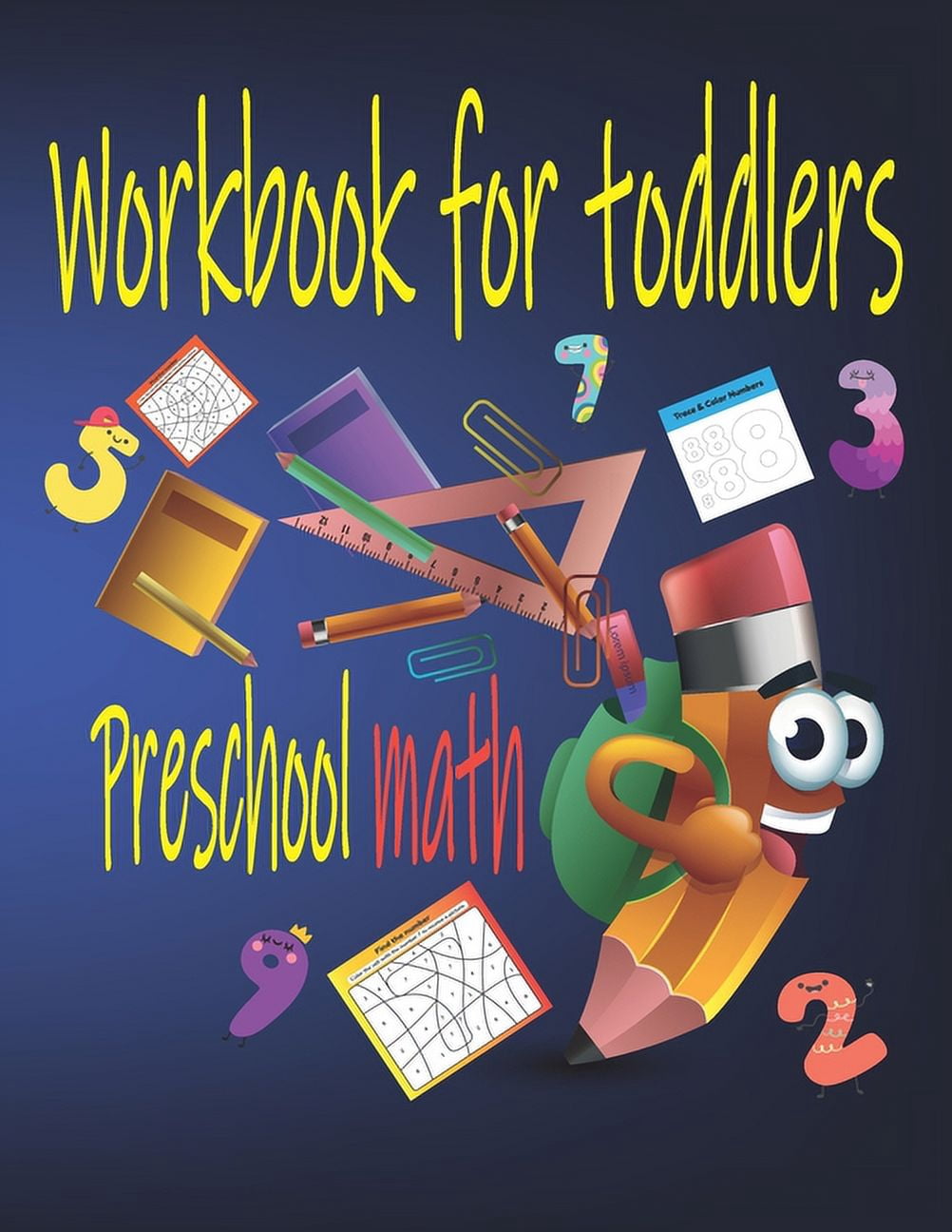 Workbook for toddlers Preschool math, (Paperback) - Walmart.com