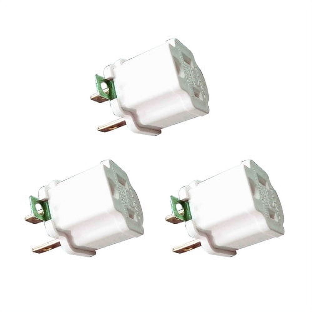 Workchoice, 15A 125V Non-Grounded Electrical Plug 3 Piece - Walmart.com