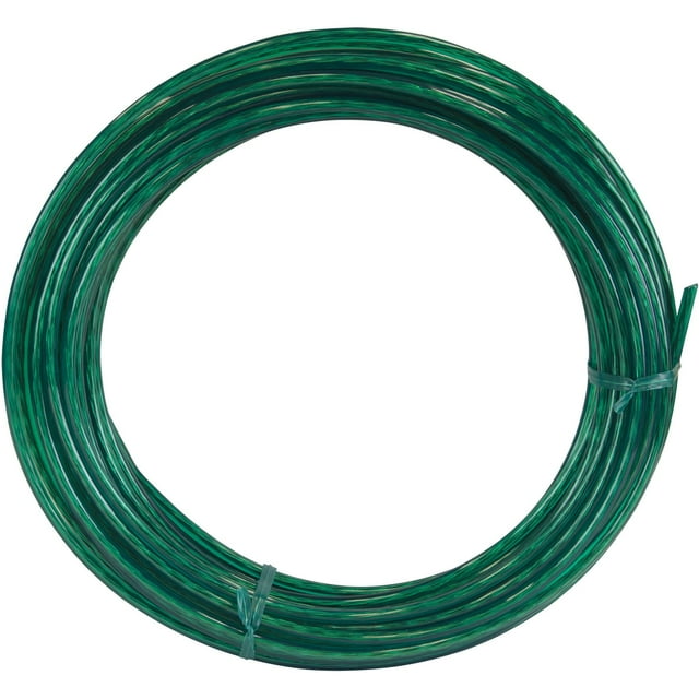 Workchoice 50 Green Vinyl-Coated Clothesline Wire - 5/32 - Walmart.com
