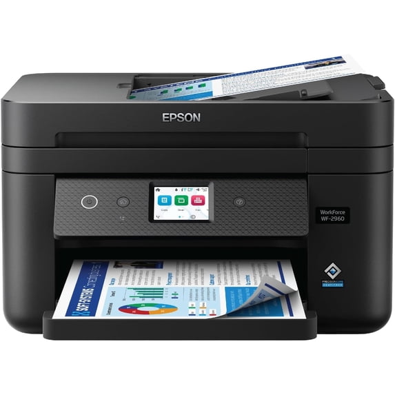 Worke WF-2960 Wireless All-in-One Printer with Scan Copy Fax Auto ...