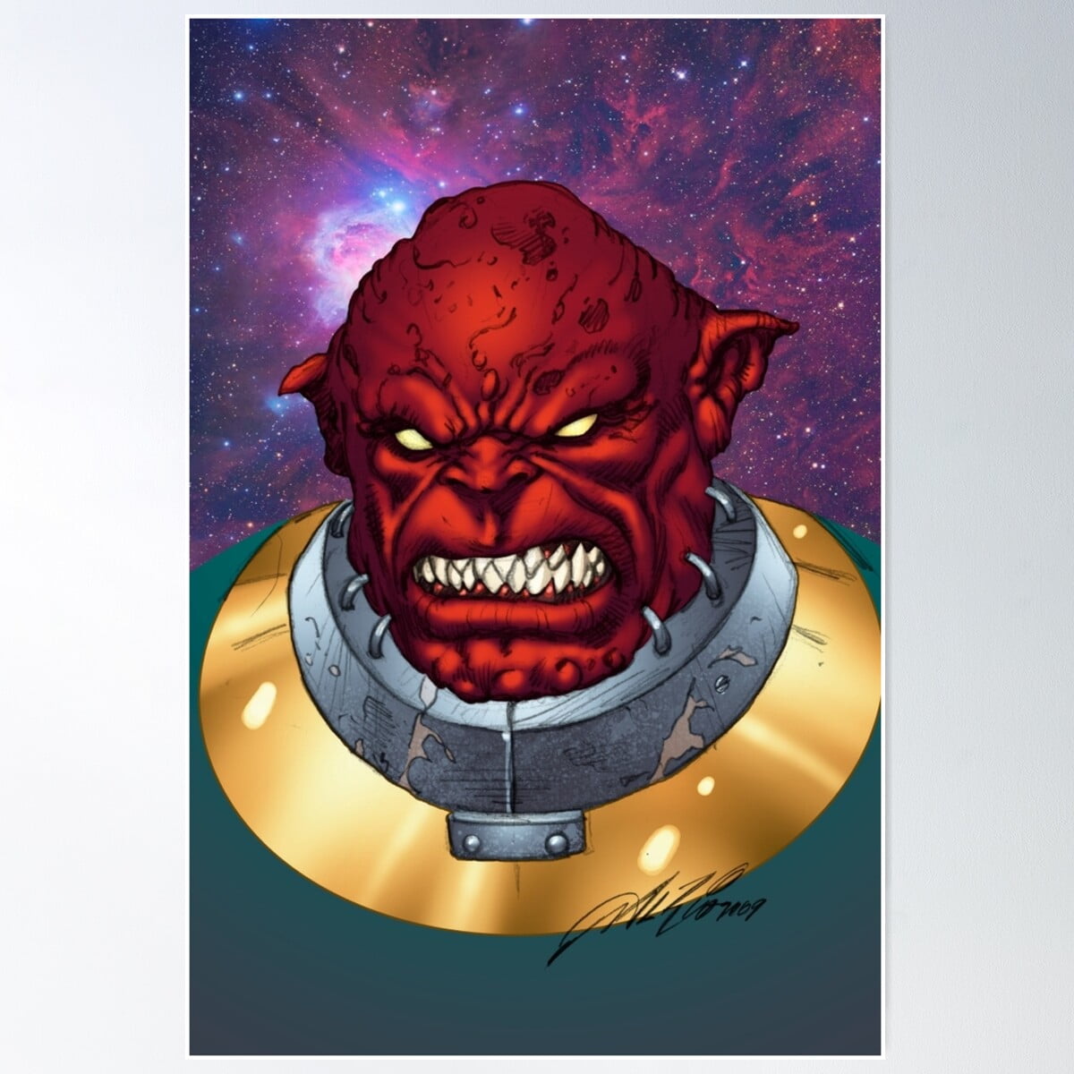 Worker Alien Slave Monster By Al Rio Poster Wall Art, Modern Wall Decor ...