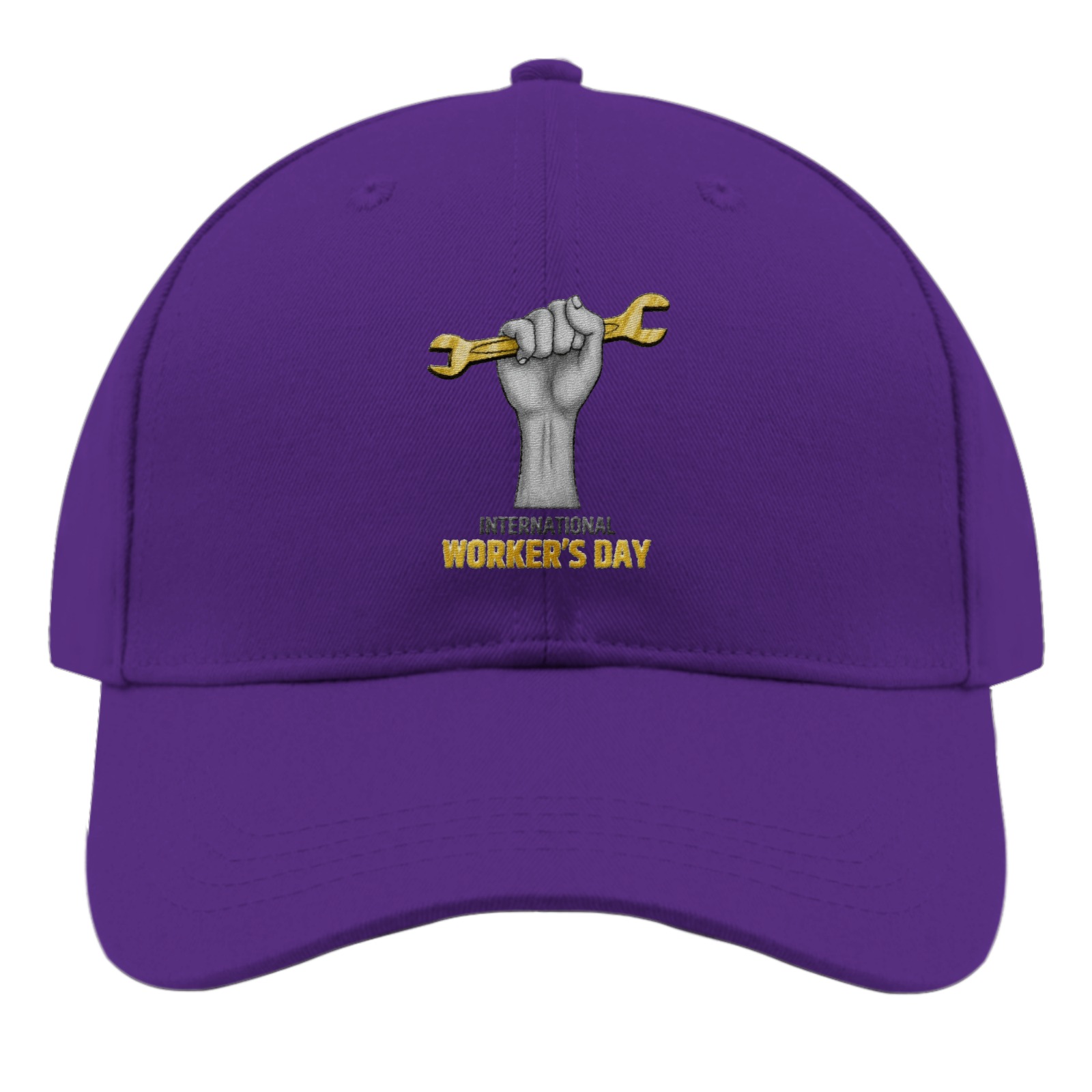 Workers Day Hand Holding Wrenchs Baseball Hat Humor Baseball Hat Gifts ...