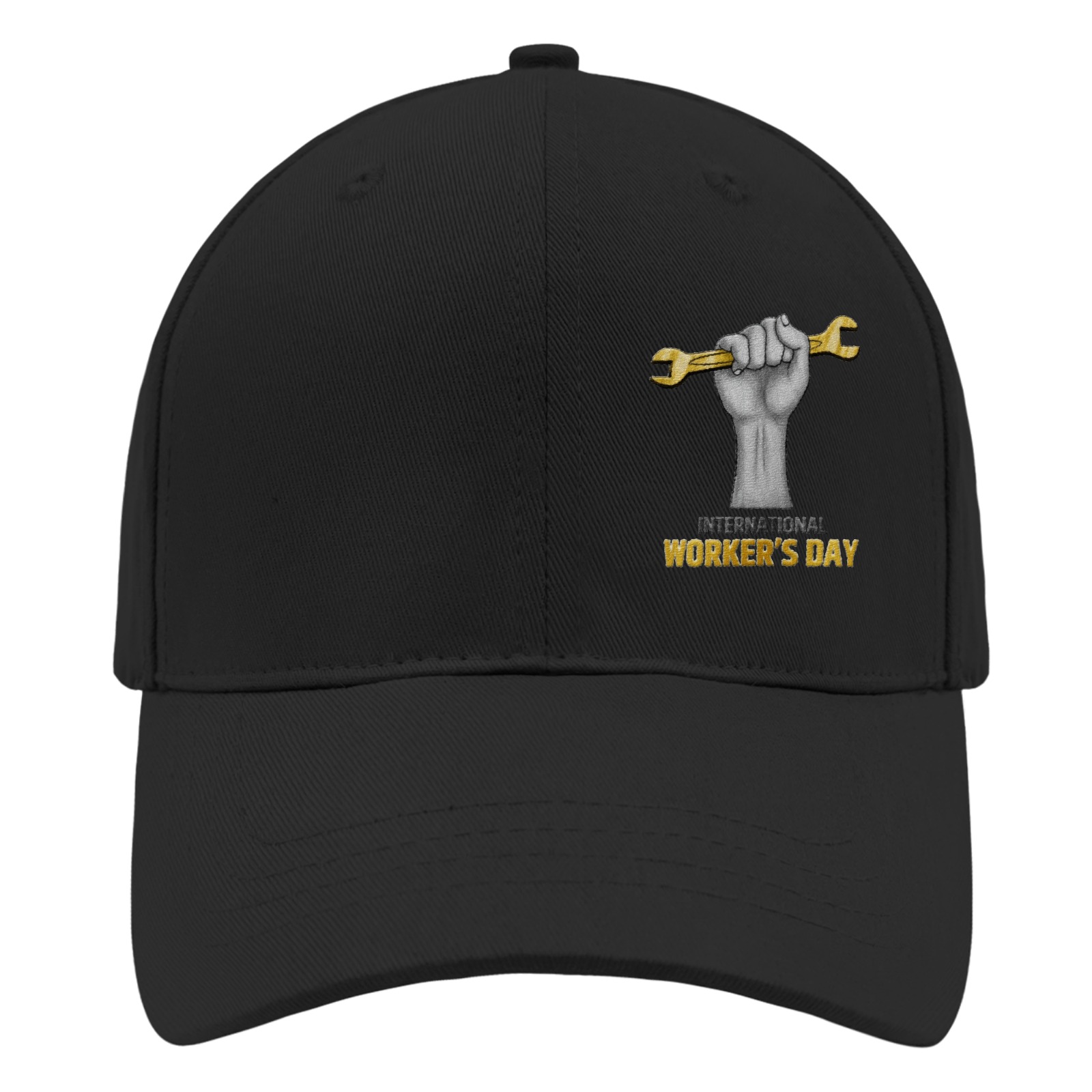 Workers Day Hand Holding Wrenchs Cowboy Hat Vintage Cycling Cap Gifts ...